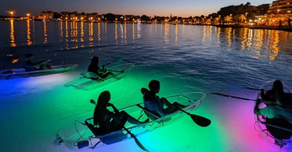 Split: Illuminated Evening Guided Kayaking Tour | The Abroad Guide