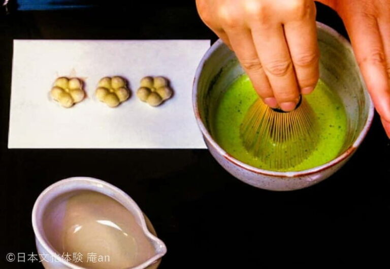 Osaka: Japanese Traditional Sweets Making and Tea Ceremony | The Abroad ...
