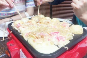 Sugamo Walking Tour and Takoyaki Making in a Japanese Home | The Abroad ...